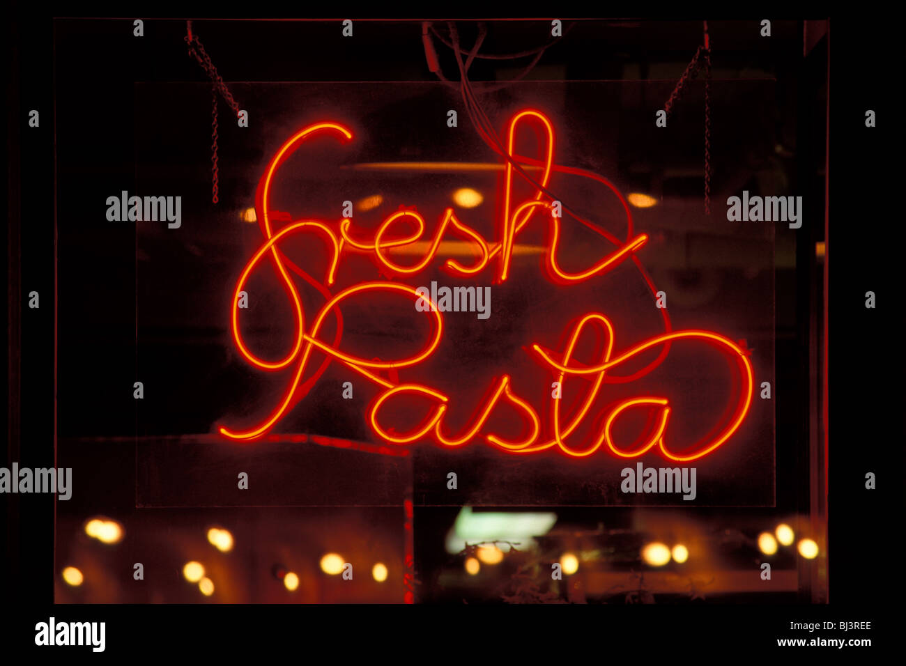 Pasta Sign Pike Place Market Seattle Washington Stock Photo - Alamy