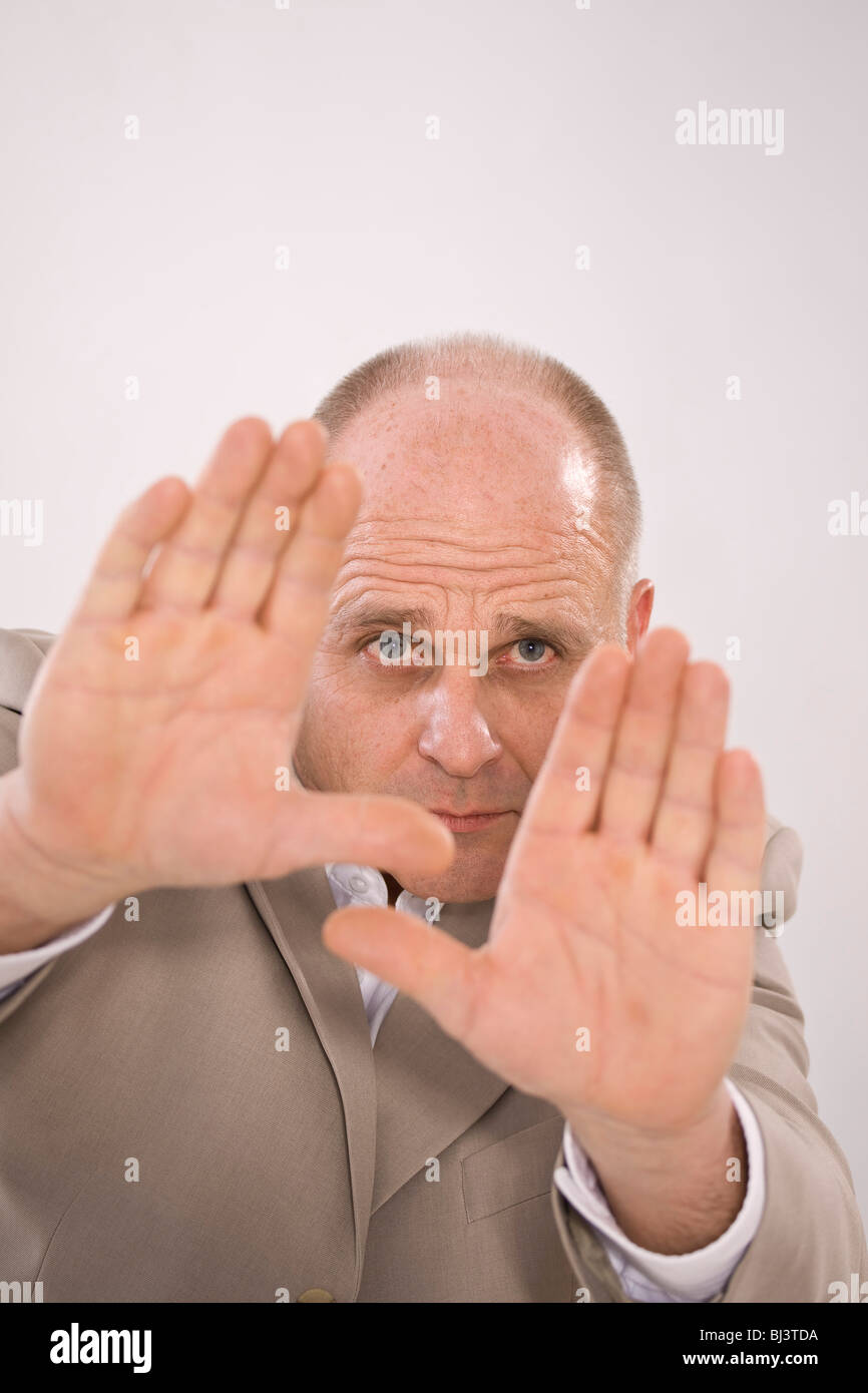 Man look photo frame hi-res stock photography and images - Alamy