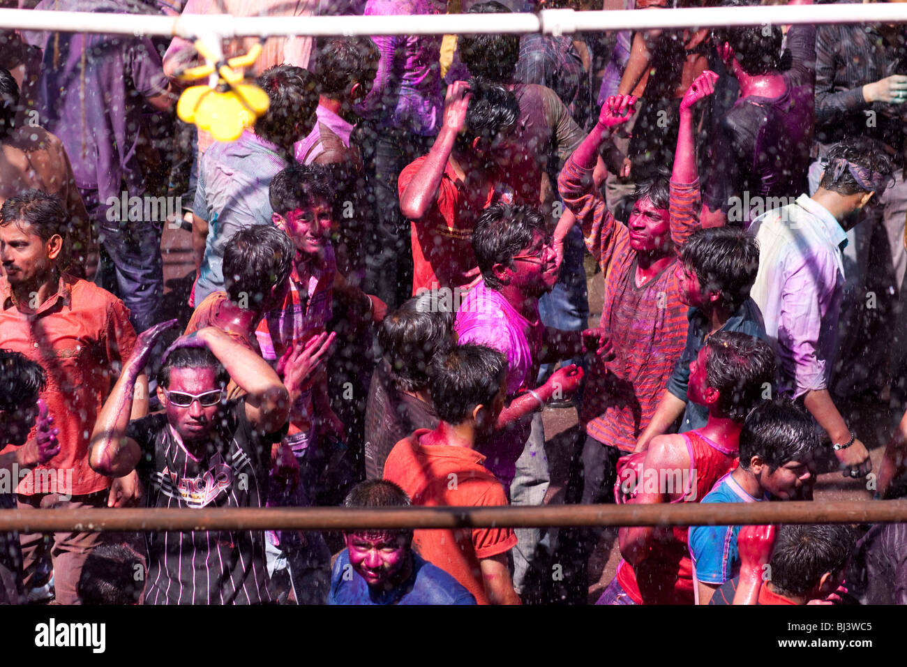 Rang Panchami, celebration of Holi with throwing of colors in Nasik ...