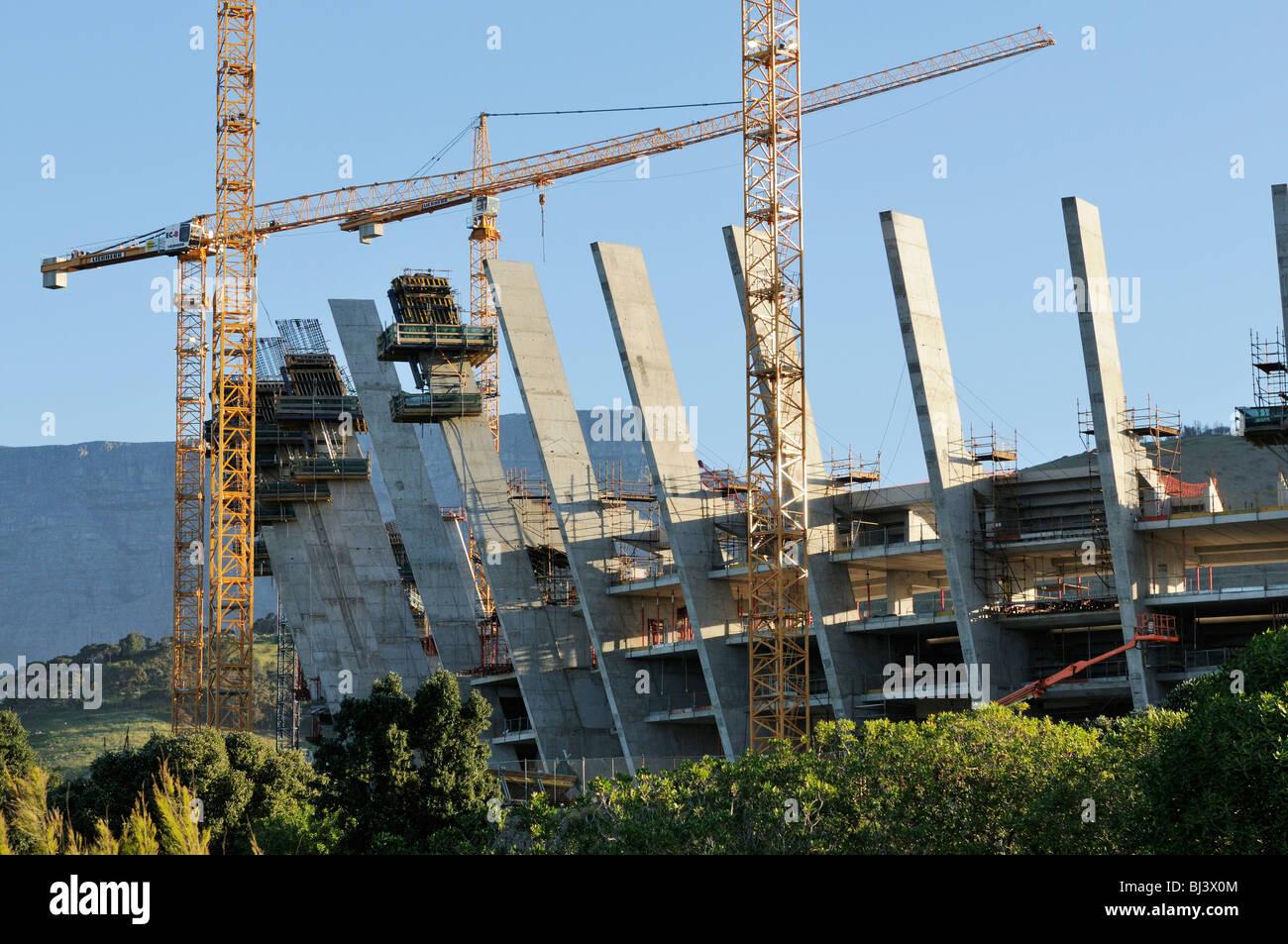 Cape Town Stadium construction site, Green Point Stadium, Cape Town ...