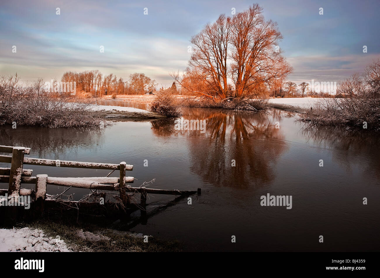 Where three rivers meet. Howe Bridge on the Malton to Pickering road ...