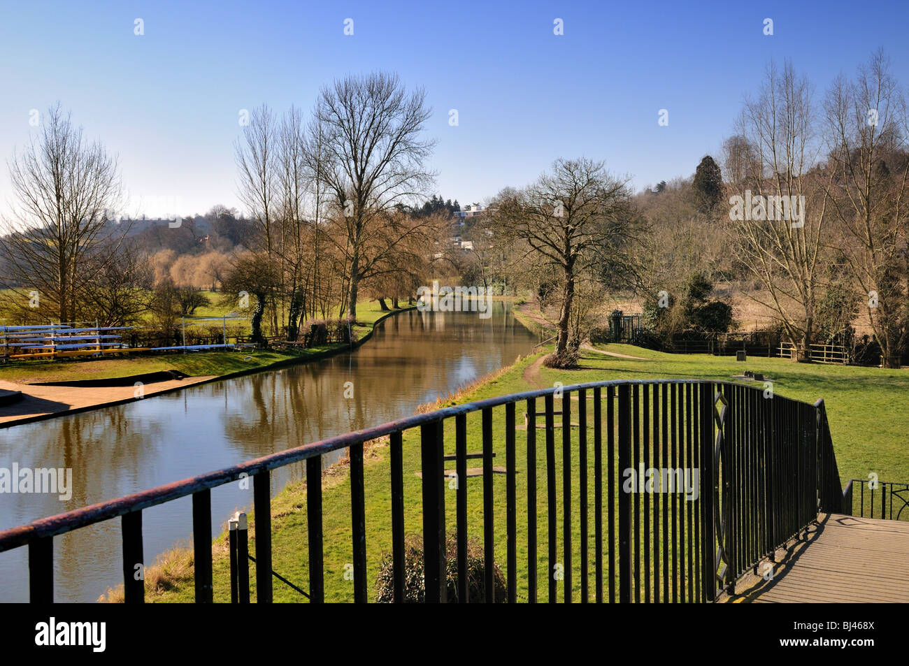 River Wey navigation,Guildford Stock Photo - Alamy