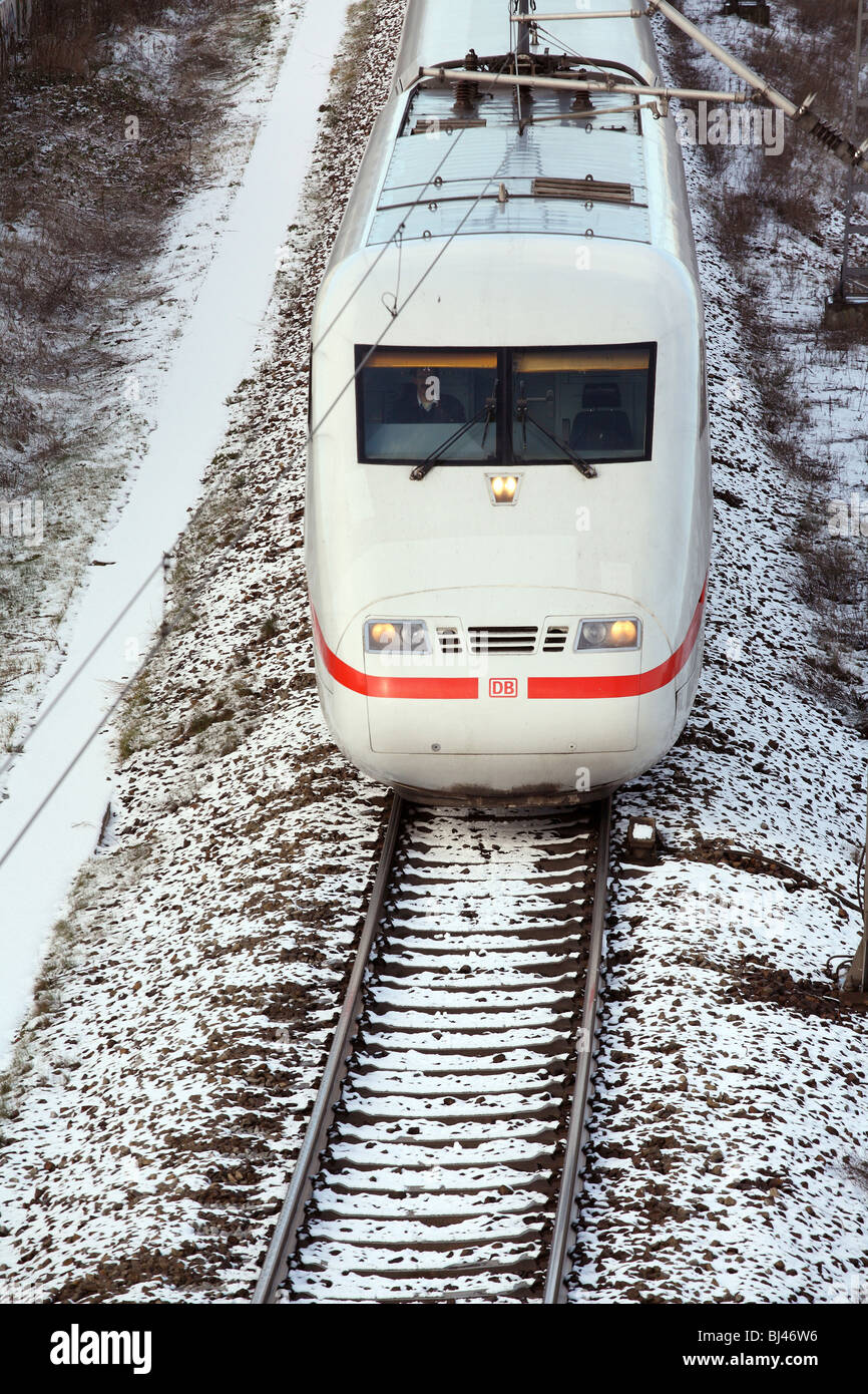 ICE train, Berlin, Germany Stock Photo - Alamy