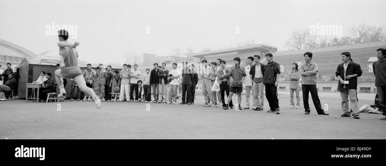 Sports Competition in Tsinghua University campus in Beijing, China ...