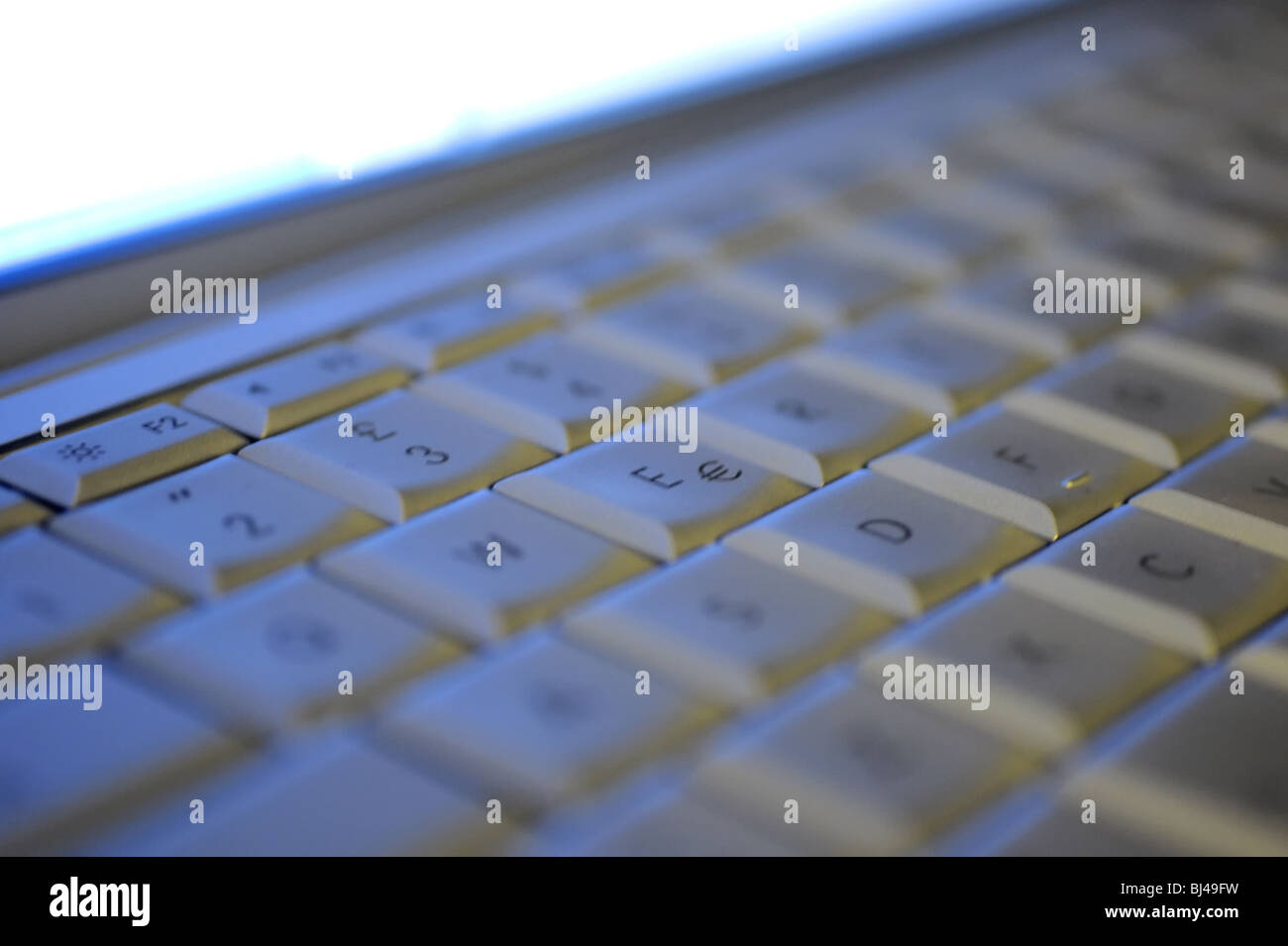 Computer Keyboard With Euro Sign Stock Photo - Alamy