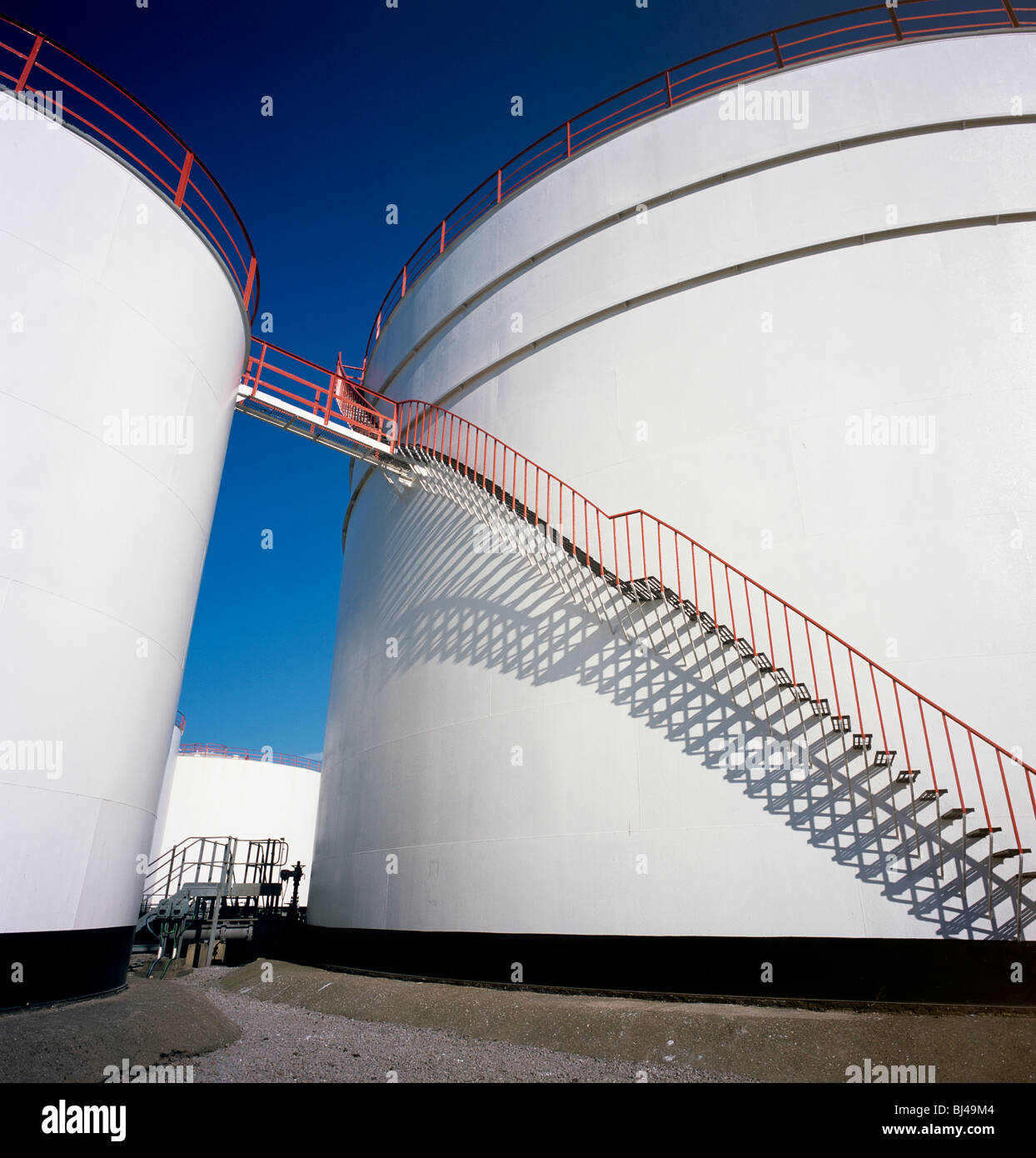 Oil tank farm, steps hi-res stock photography and images - Alamy