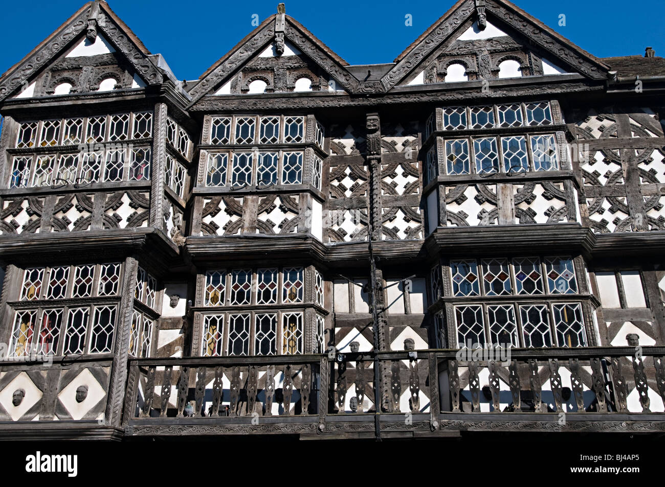 The feather hotel medieval walled town tudor architectural style hi-res ...