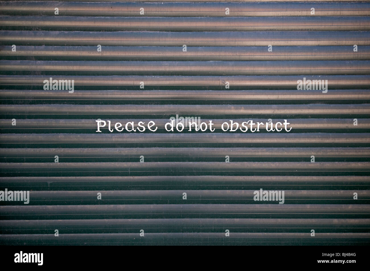 Roller shutter door sign hi-res stock photography and images - Alamy