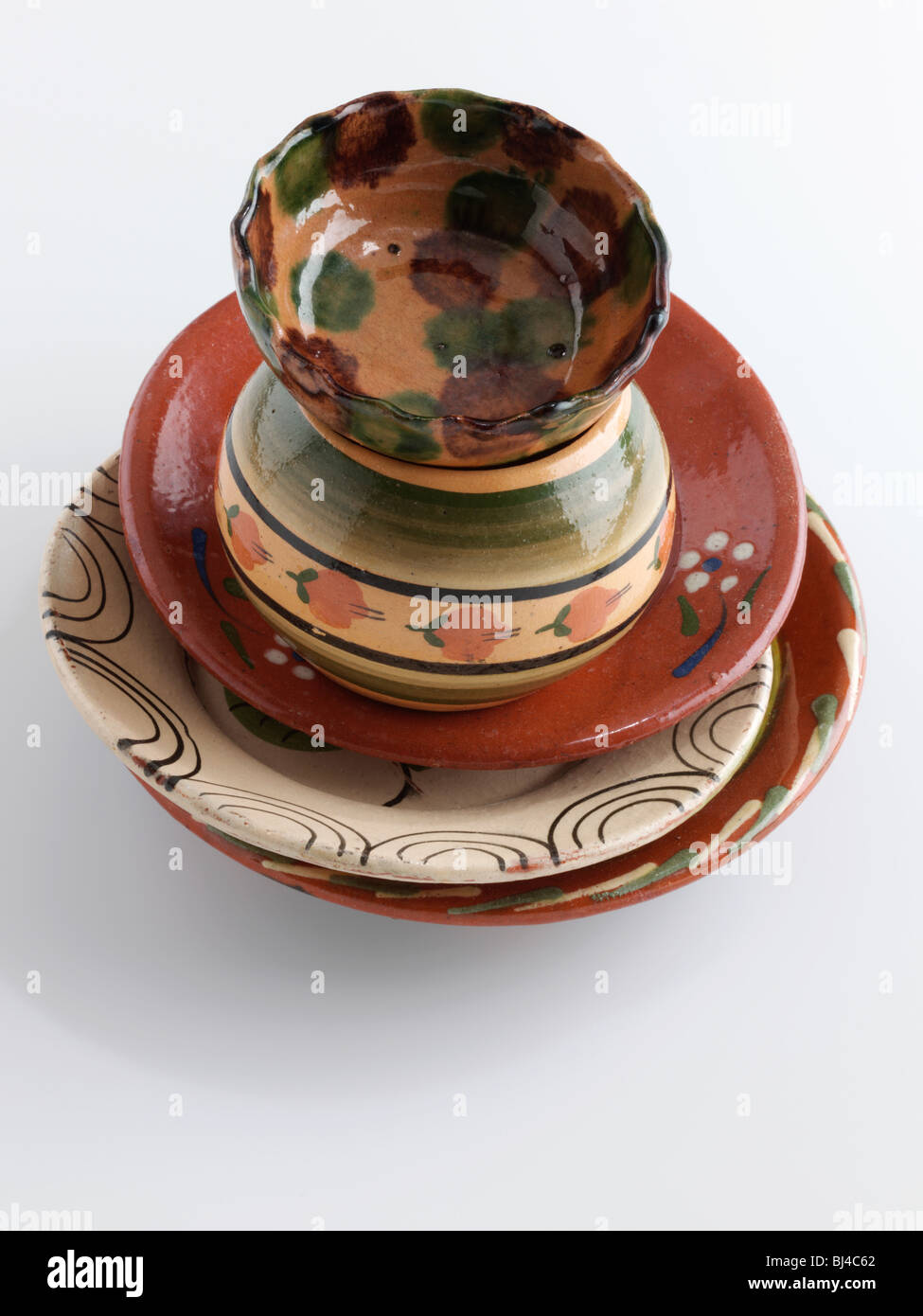 Multi colored painted dish hi-res stock photography and images - Alamy