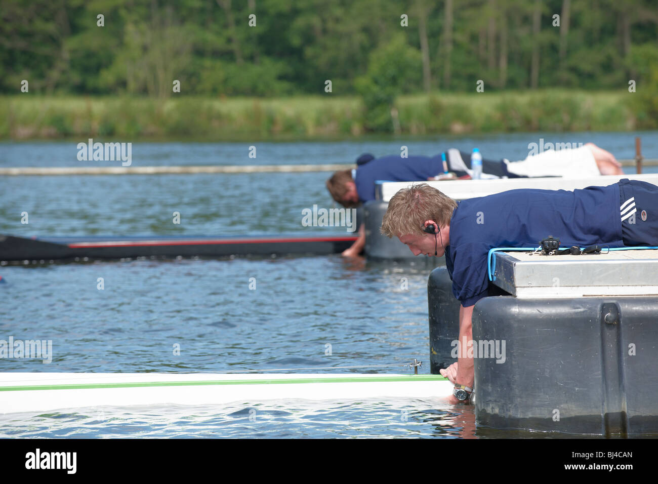 Rowing race start line hi-res stock photography and images - Alamy