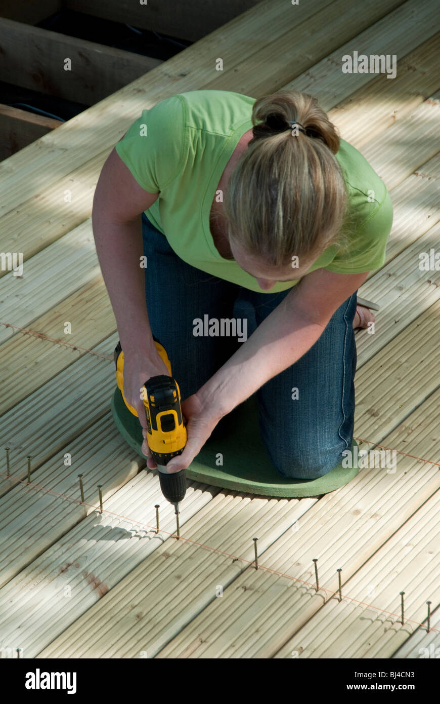 Decking screw hi-res stock photography and images - Alamy
