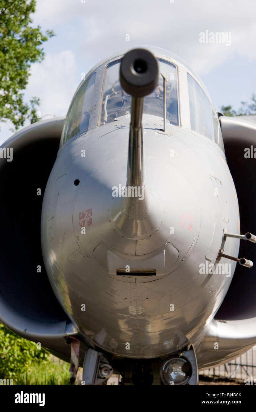 Harrier vertical take off Jump Jet Stock Photo - Alamy