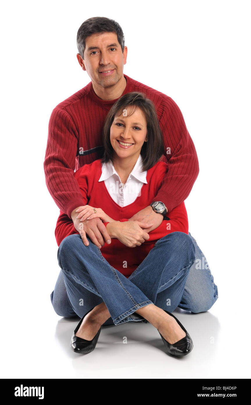 Middle age man happy Cut Out Stock Images & Pictures - Alamy