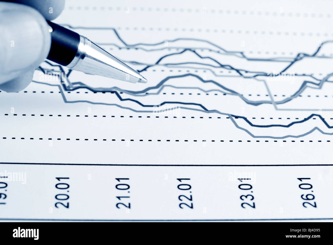 Stock market graphs monitoring Stock Photo - Alamy