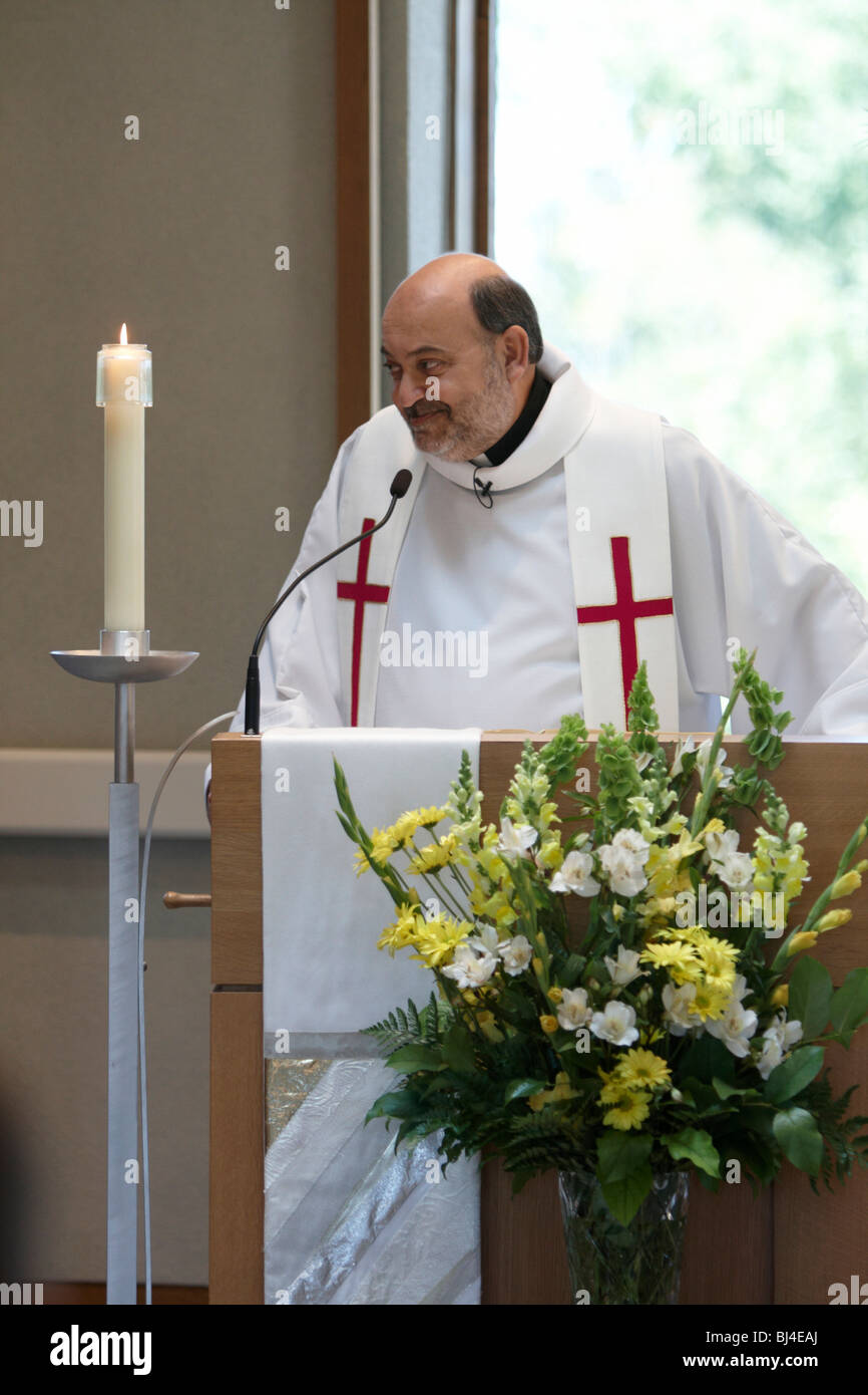 A Catholic Mass celebrating a nun joining a religious order Stock Photo ...