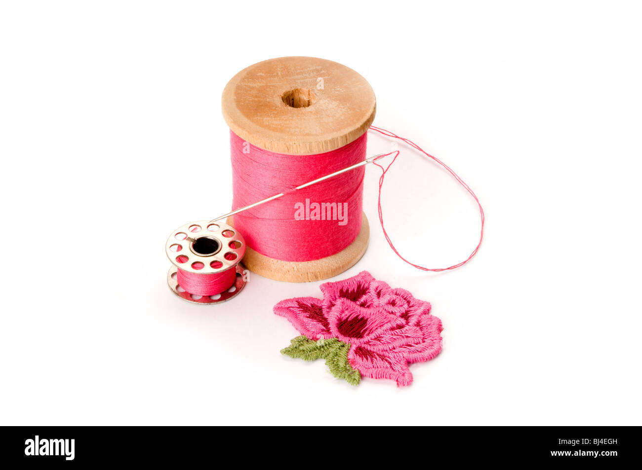 needle and thread Stock Photo - Alamy