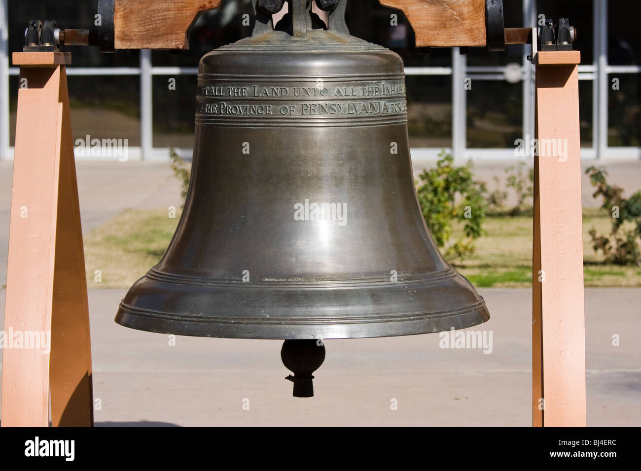 Reproduction of the Liberty Bell at Arizona State Capitol building ...