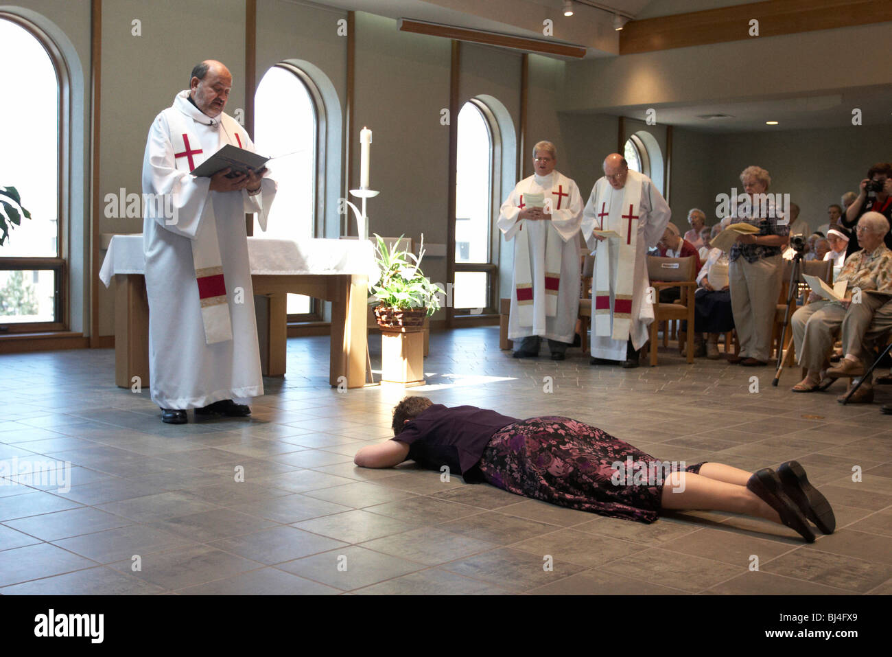 Prostrate catholic hi-res stock photography and images - Alamy