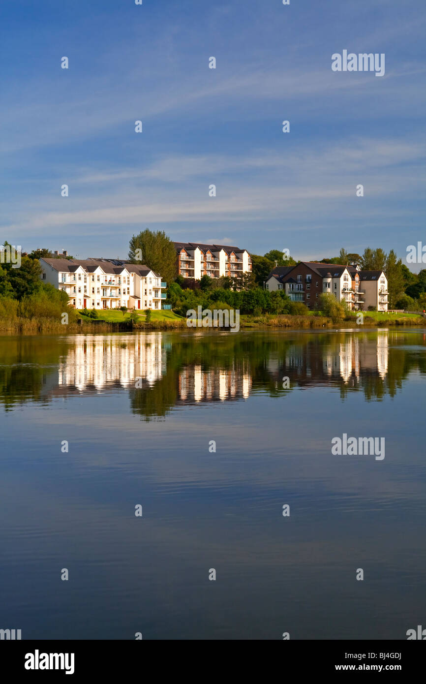 The River Bann at Coleraine in County Londonderry Northern Ireland one ...
