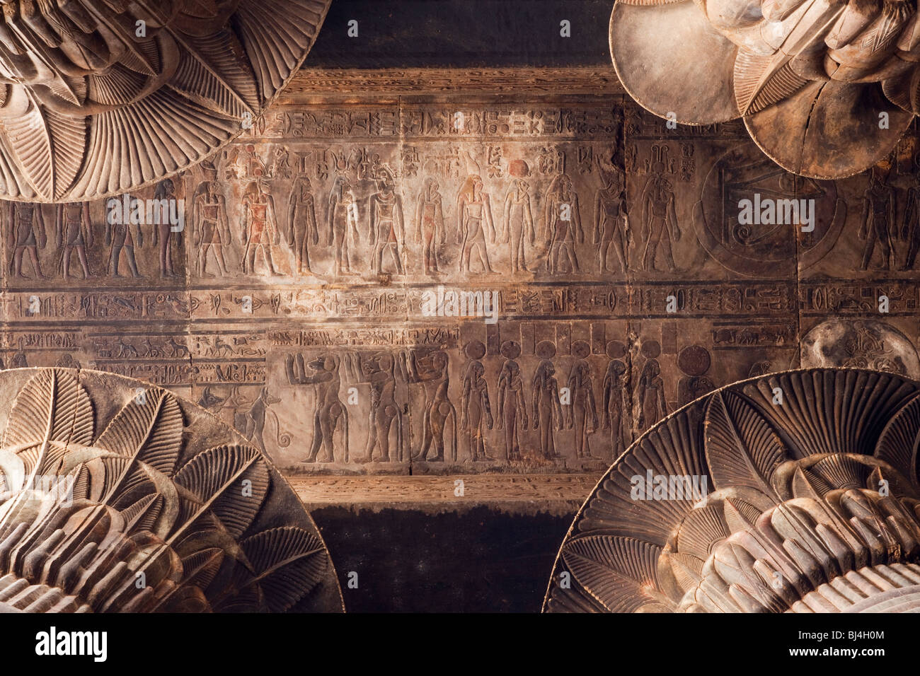 ceiling of the Temple of Esna, Egypt Stock Photo - Alamy
