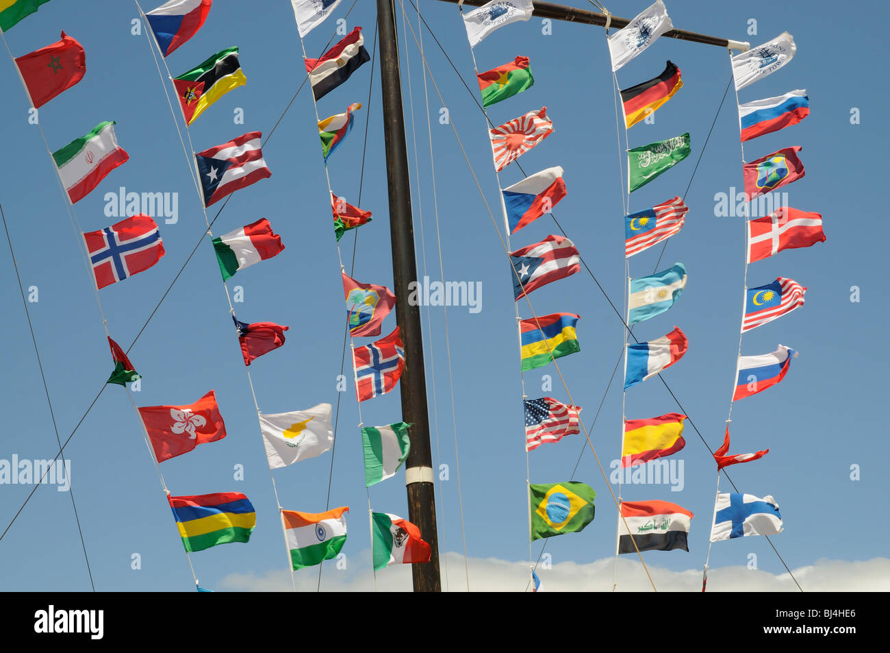 African countries flags hi-res stock photography and images - Alamy