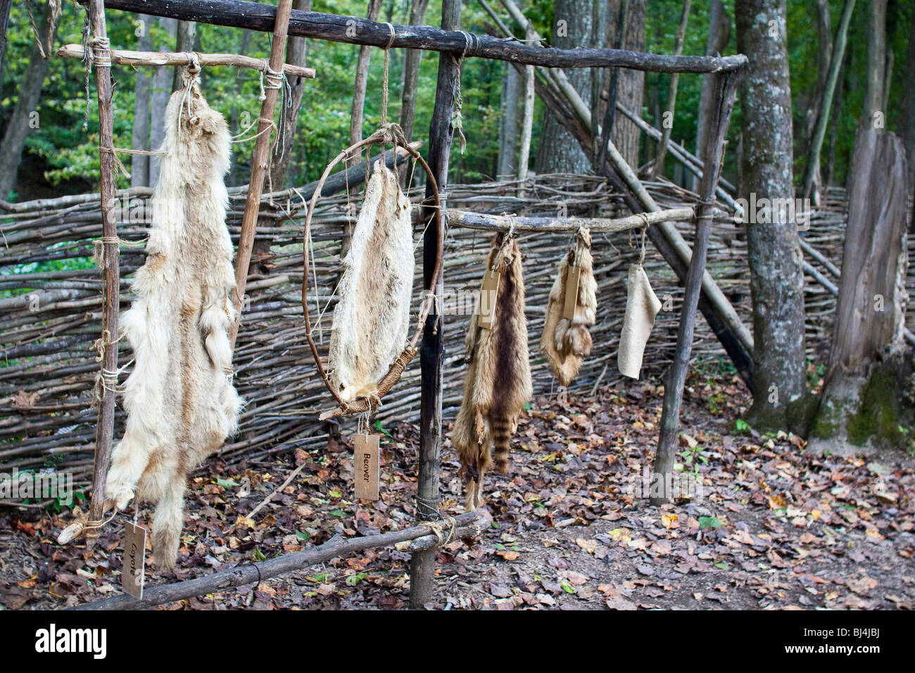 Monacan indian village hi-res stock photography and images - Alamy