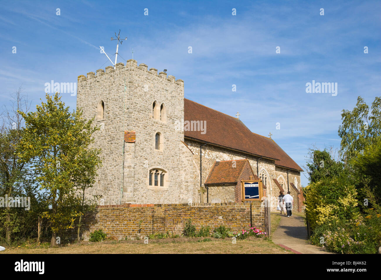St James Church, Isle of Grain, Kent, England, United Kingdom, Europe ...
