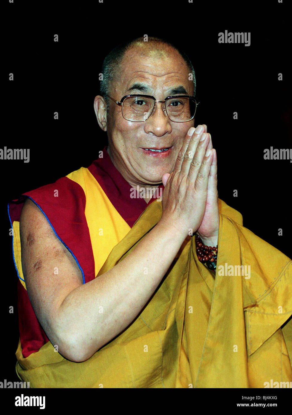 DALAI LAMA EXILED LEADER OF TIBET 18 July 1996 Stock Photo - Alamy