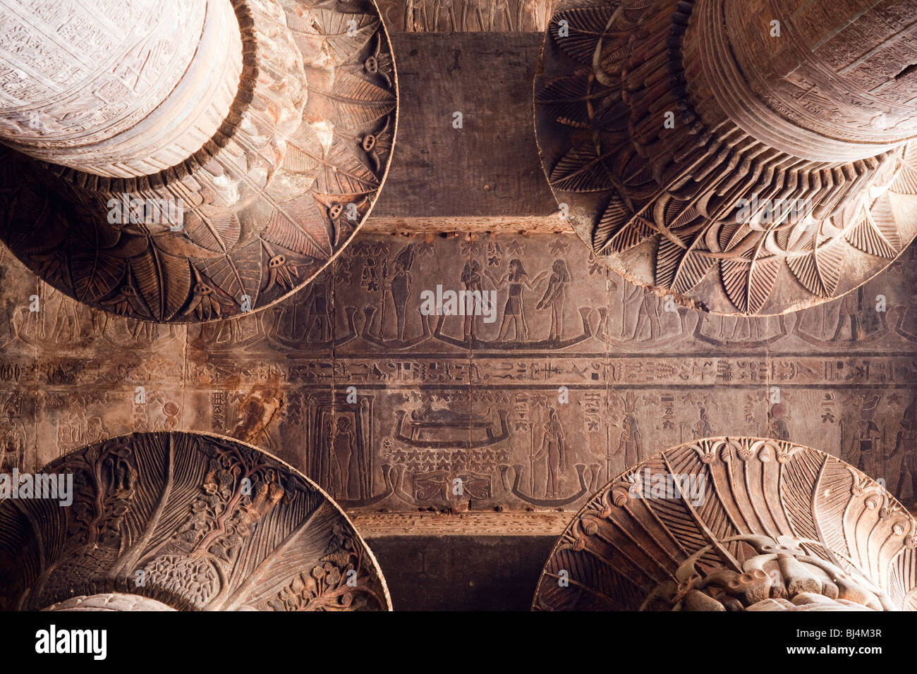 ceiling of the Temple of Esna, Egypt Stock Photo - Alamy