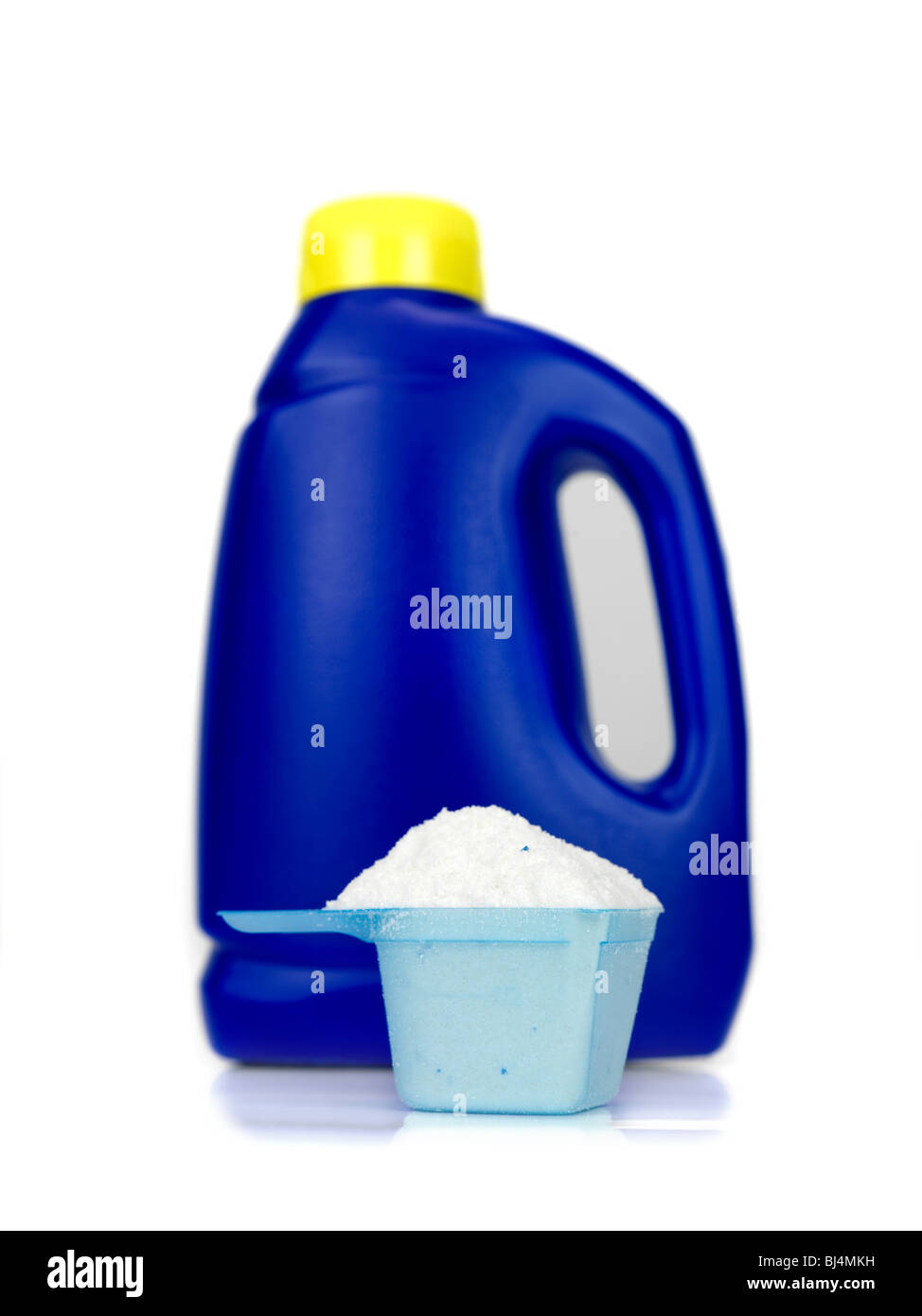 Laundry powder detergent isolated against a white background Stock ...