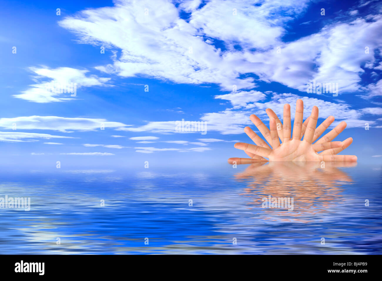 Clouds raising from ocean hi-res stock photography and images - Alamy