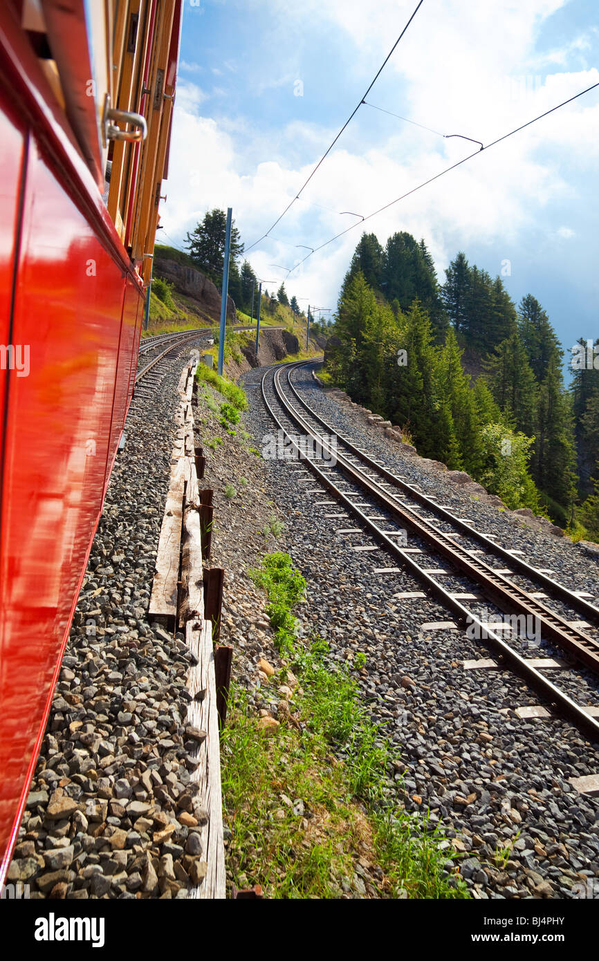 Train alps summer hi-res stock photography and images - Alamy