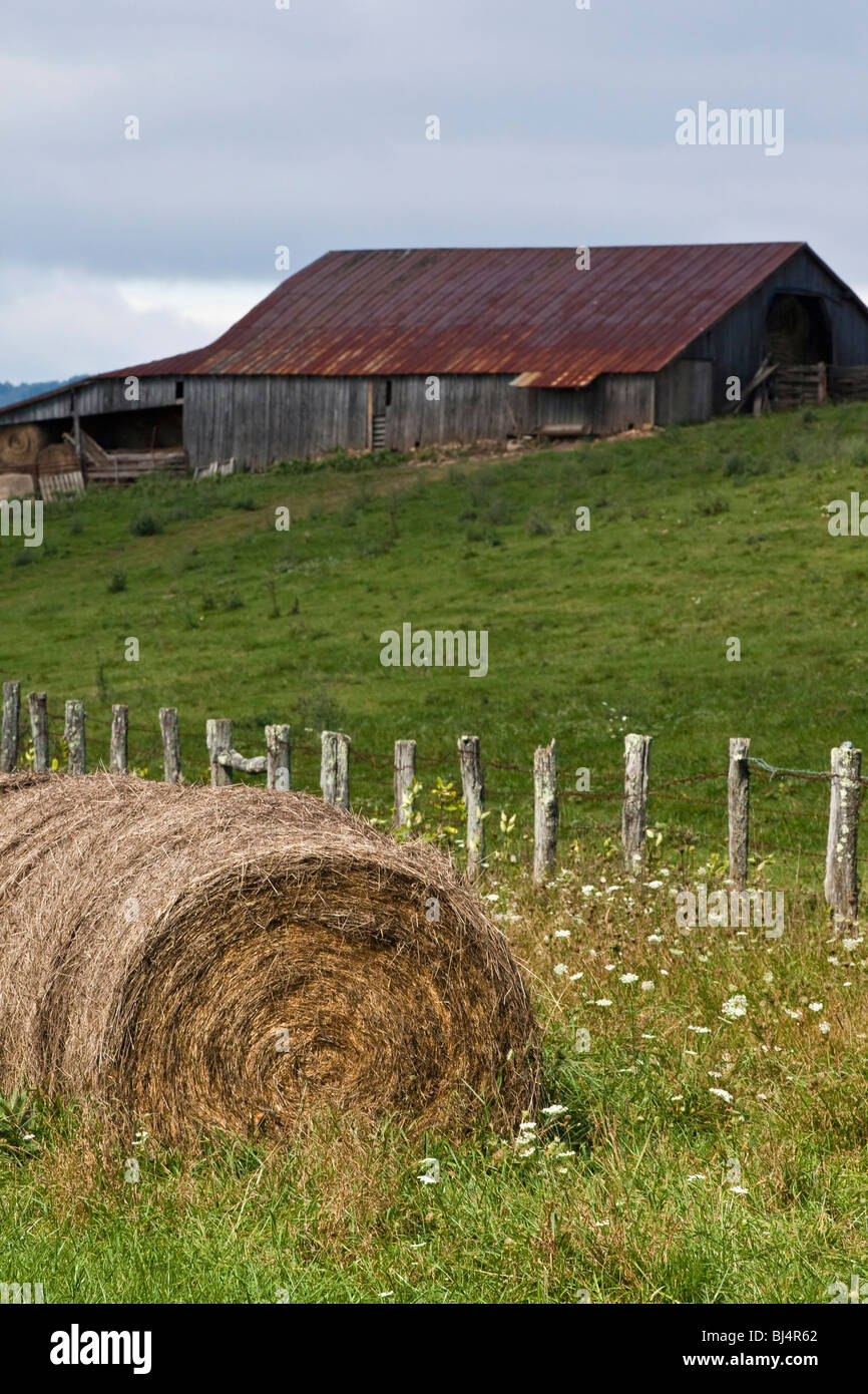 Appalachian Mountains Blue Ridge Parkway in USA US rural Appalachia ...