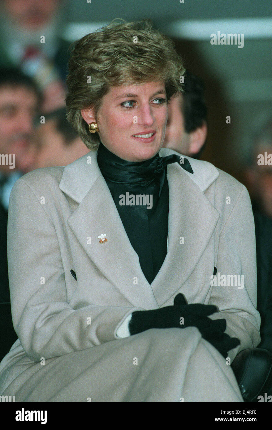 PRINCESS DIANA PRINCESS OF WALES 09 February 1995 Stock Photo - Alamy