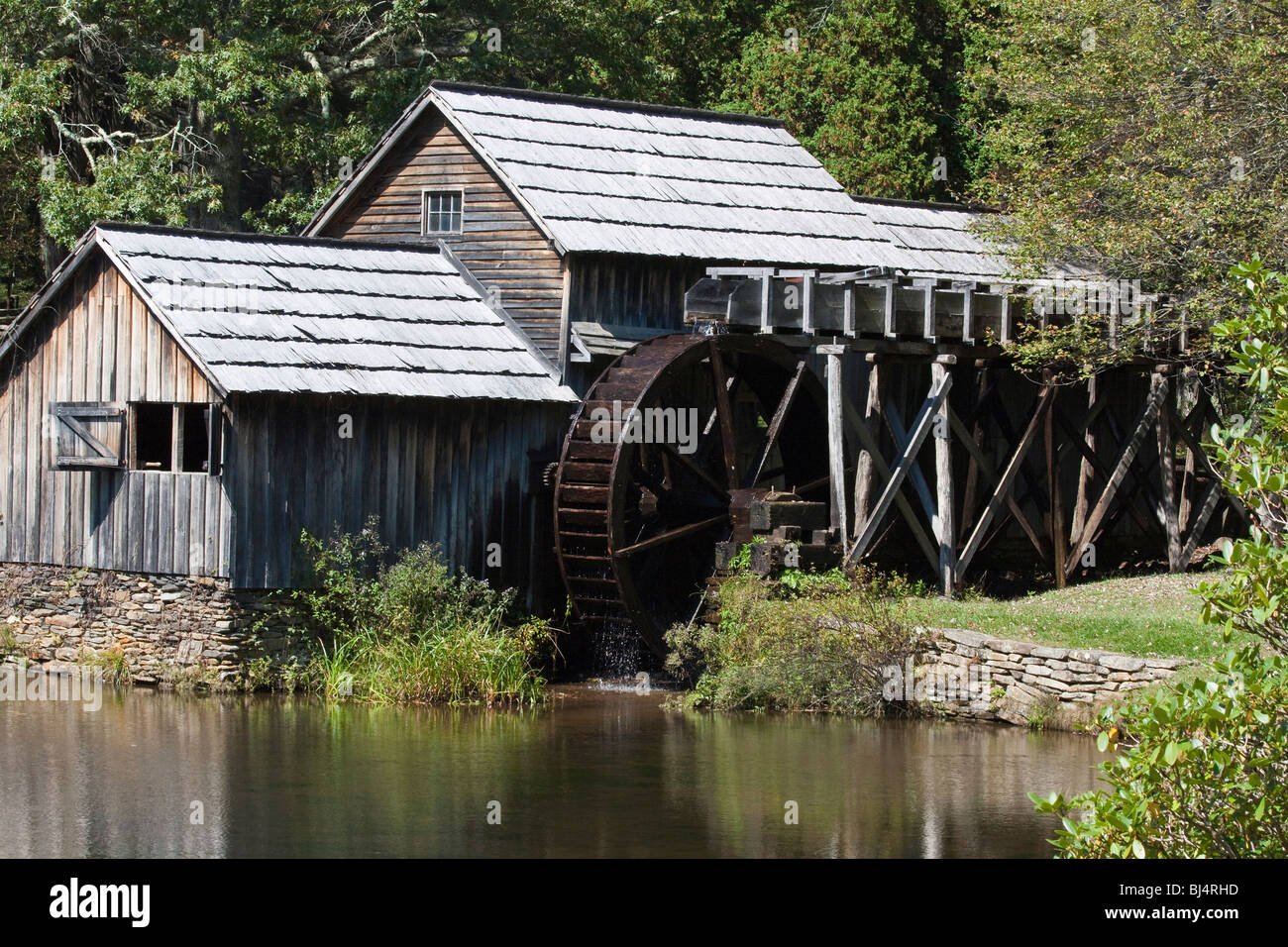 Virginia gristmill mill hi-res stock photography and images - Alamy