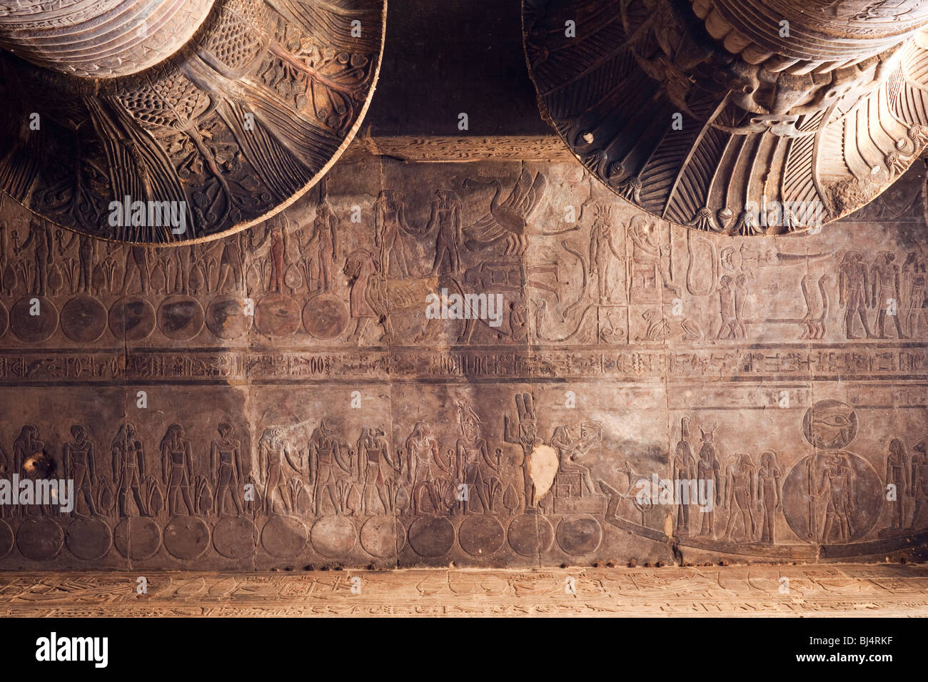 ceiling of the Temple of Esna, Egypt Stock Photo - Alamy