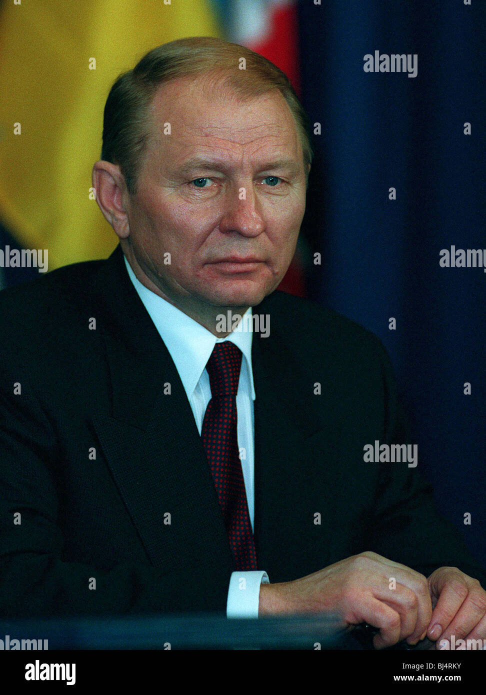 LEONID KUCHMA PRESIDENT OF UKRAINE 02 March 1995 Stock Photo - Alamy