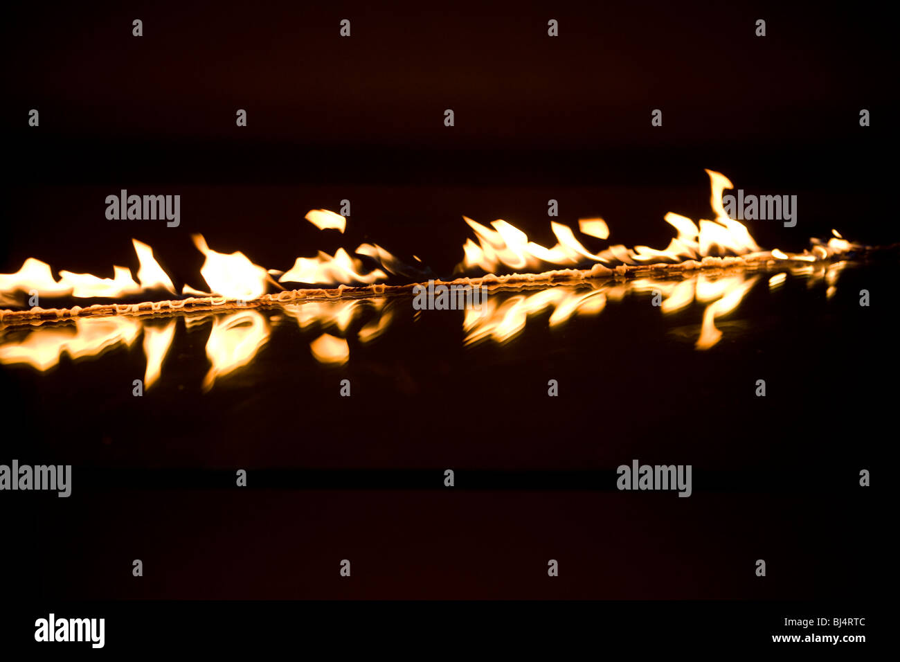 Trail of flame Stock Photo - Alamy