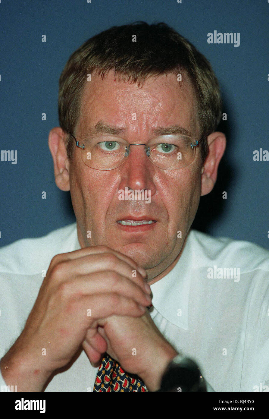 POUL NYRUP RASMUSSEN PRIME MINISTER OF DENMARK 25 June 1996 Stock Photo ...