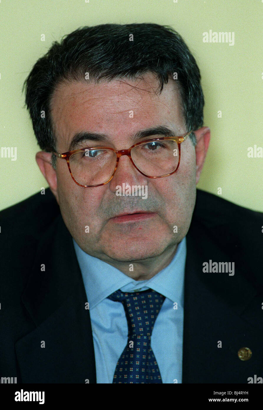 ROMANI PRODI PRIME MINISTER OF ITALY 01 July 1996 Stock Photo - Alamy