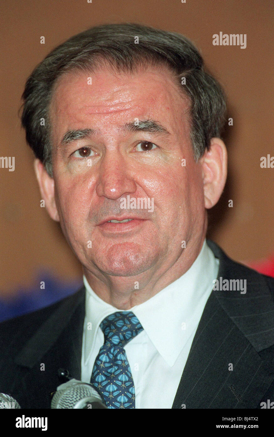 PAT BUCHANAN USA PRESIDENTIAL CANDIDATE 03 April 1996 Stock Photo - Alamy