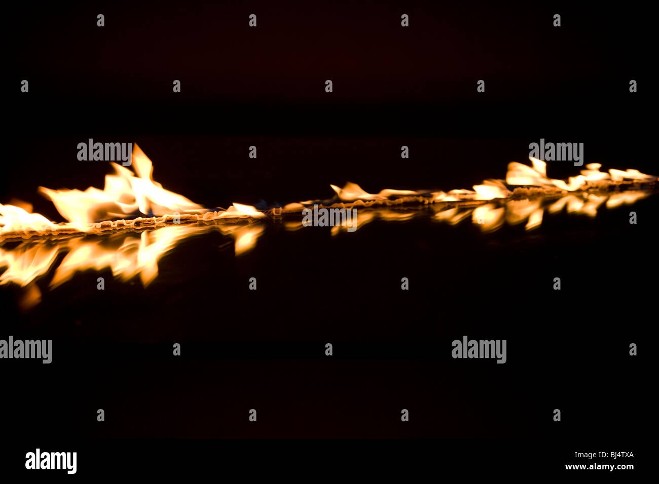 Trail of flame Stock Photo - Alamy