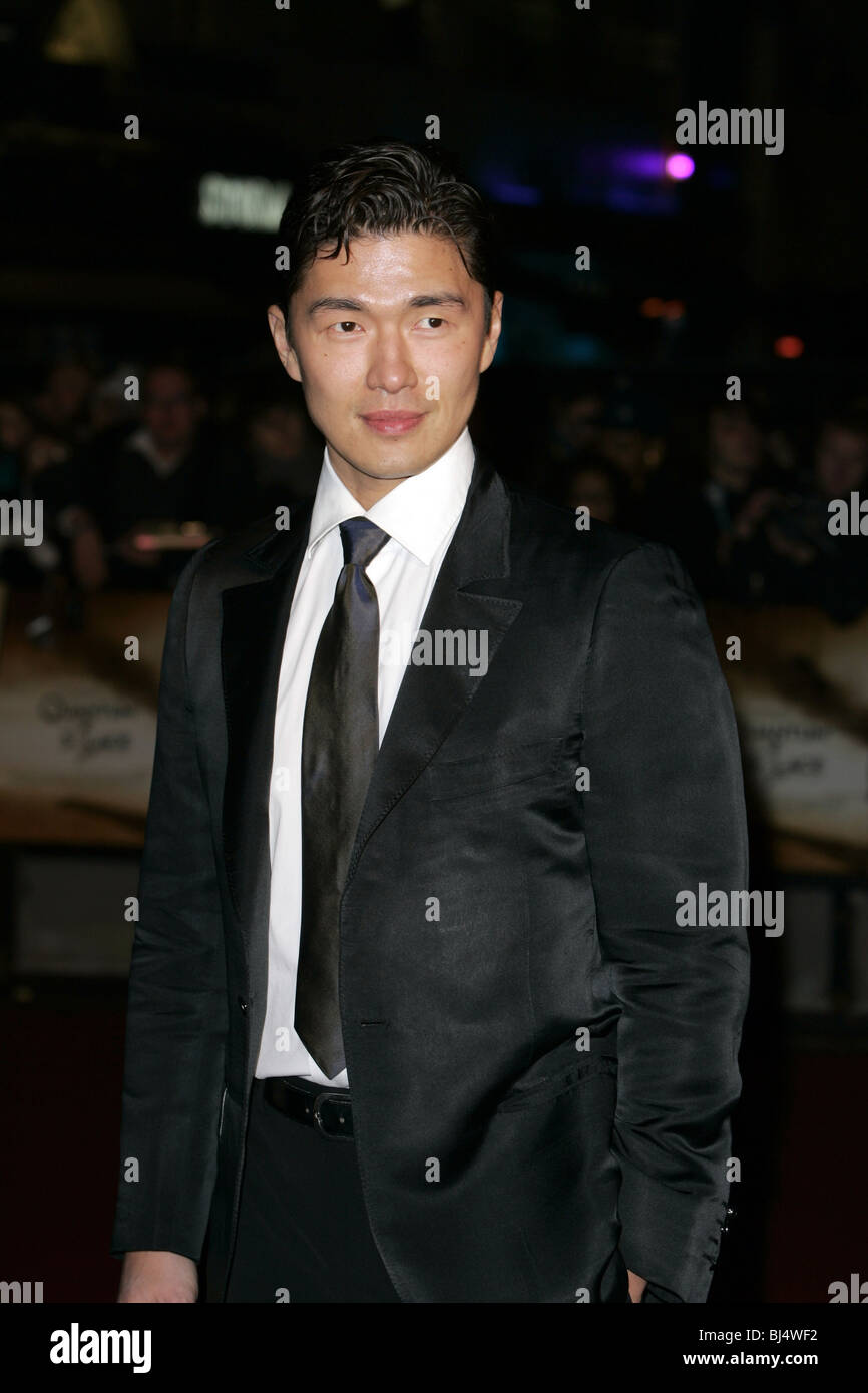 RICK YUNE QUANTUM OF SOLACE FILM PREMIERE ODEON AND EMPIRE CINEMAS WEST ...