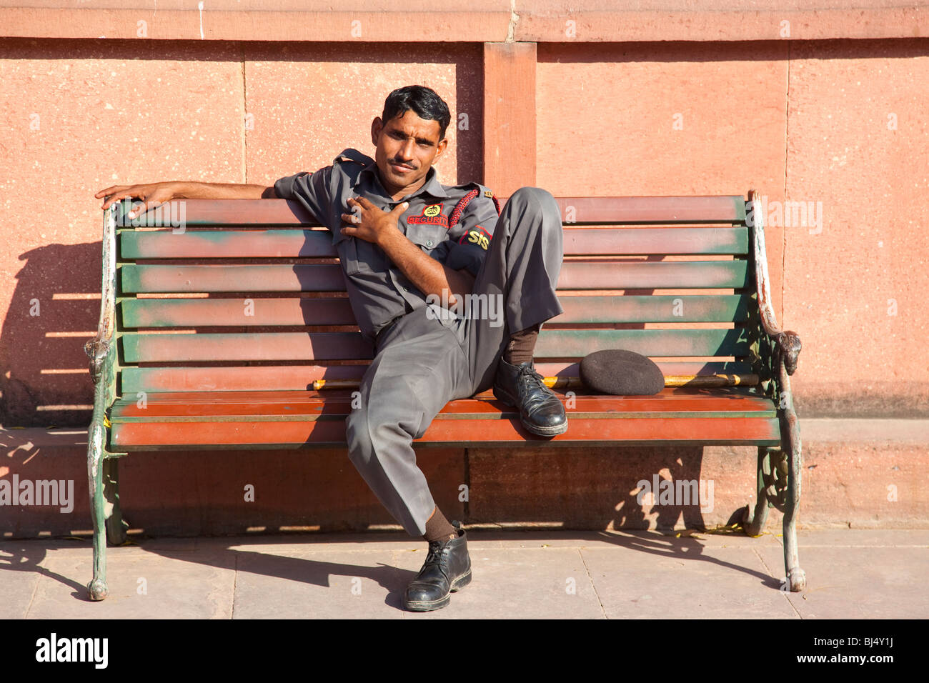 Indian security guard hi-res stock photography and images - Alamy