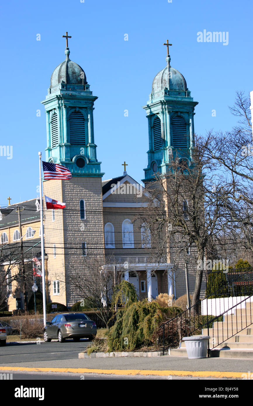 St. Isidores Roman Catholic Church, Riverhead, Long Island, NY Stock ...