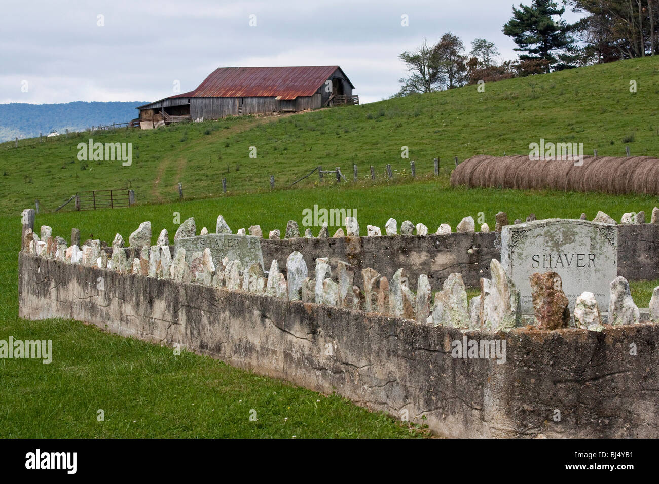 Appalachian Mountains Blue Ridge Parkway Virginia American rural ...