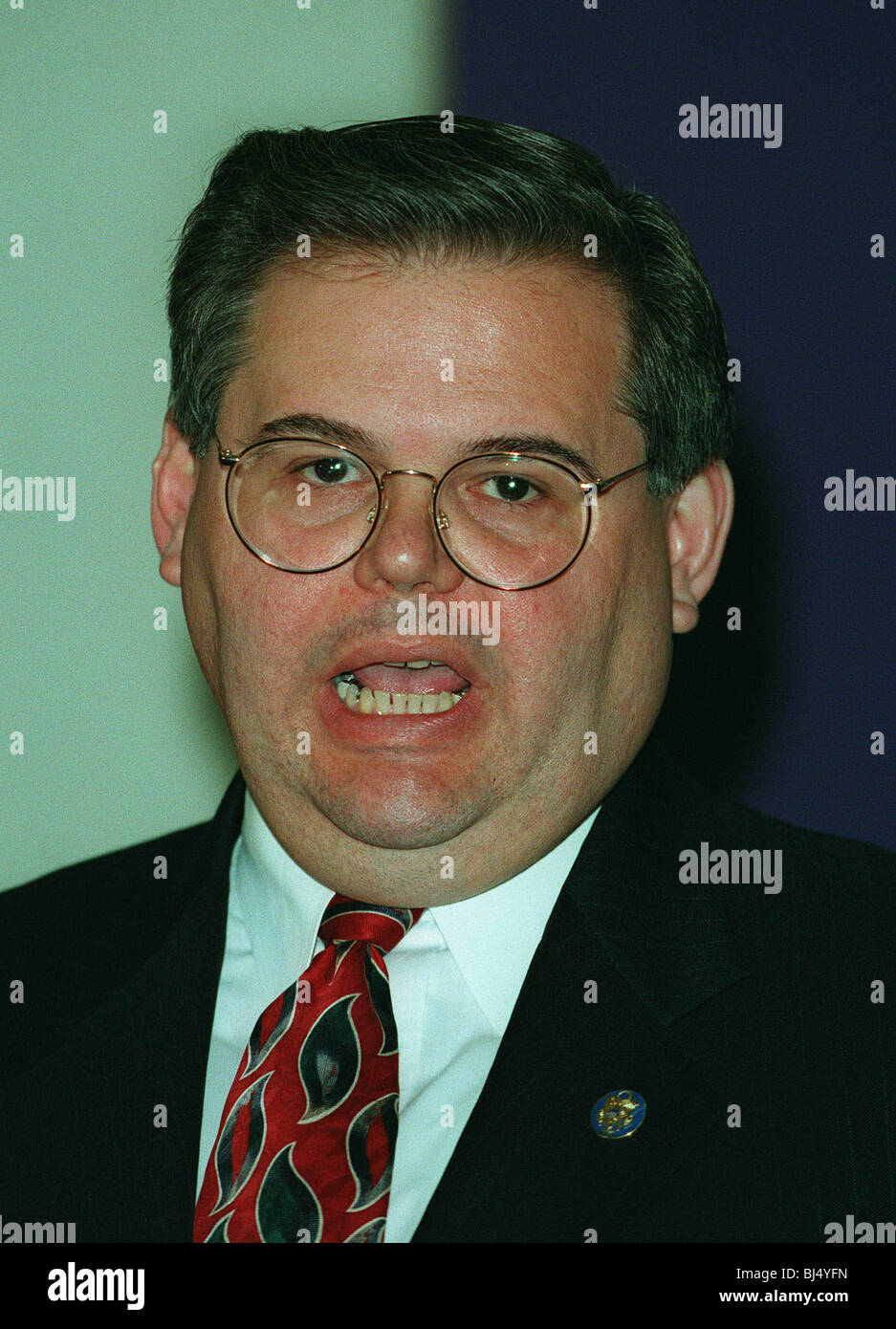 ROBERT MENENDEZ US CONGRESS 28 February 1995 Stock Photo - Alamy