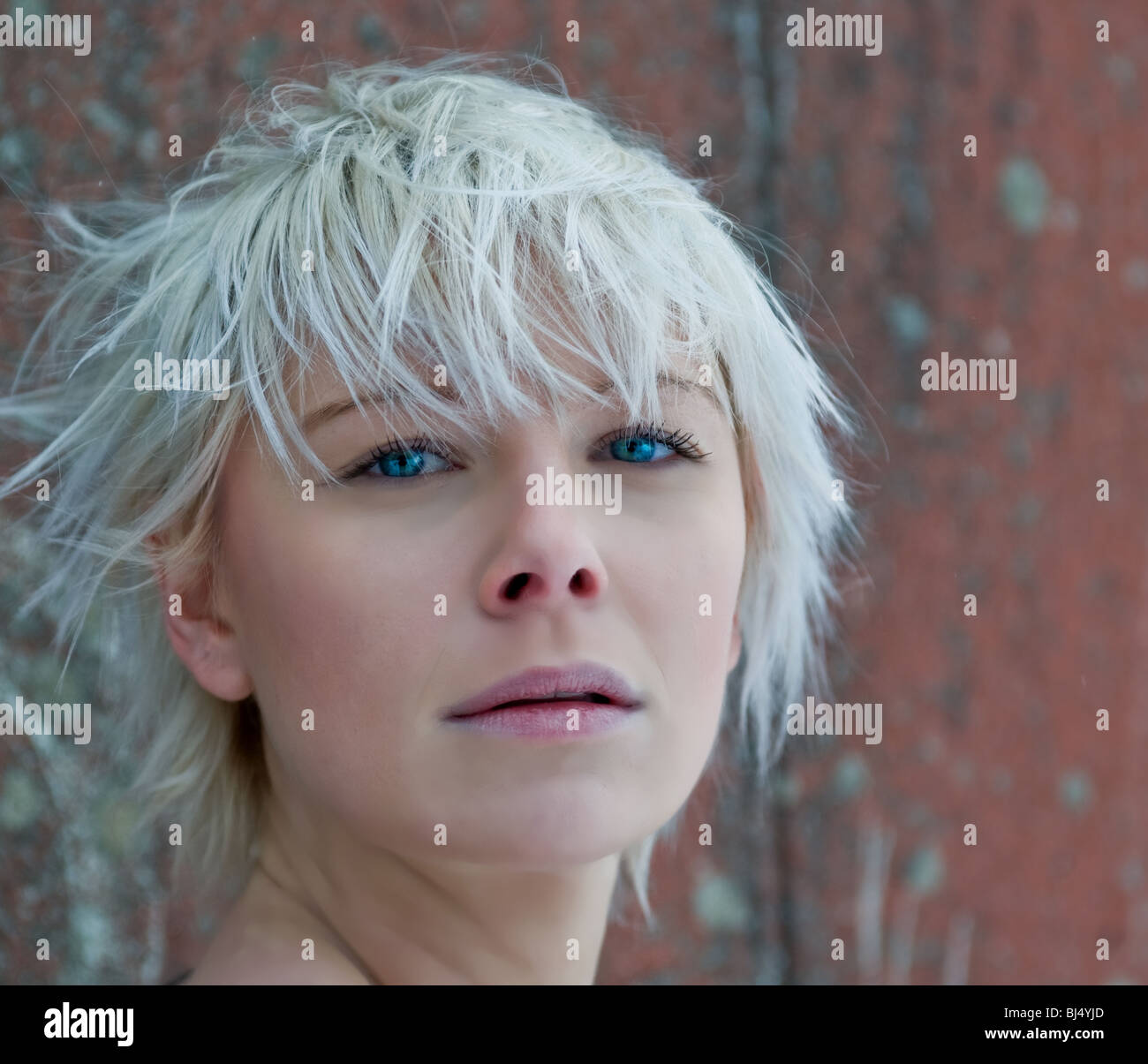 Woman scruffy hair hi-res stock photography and images - Alamy