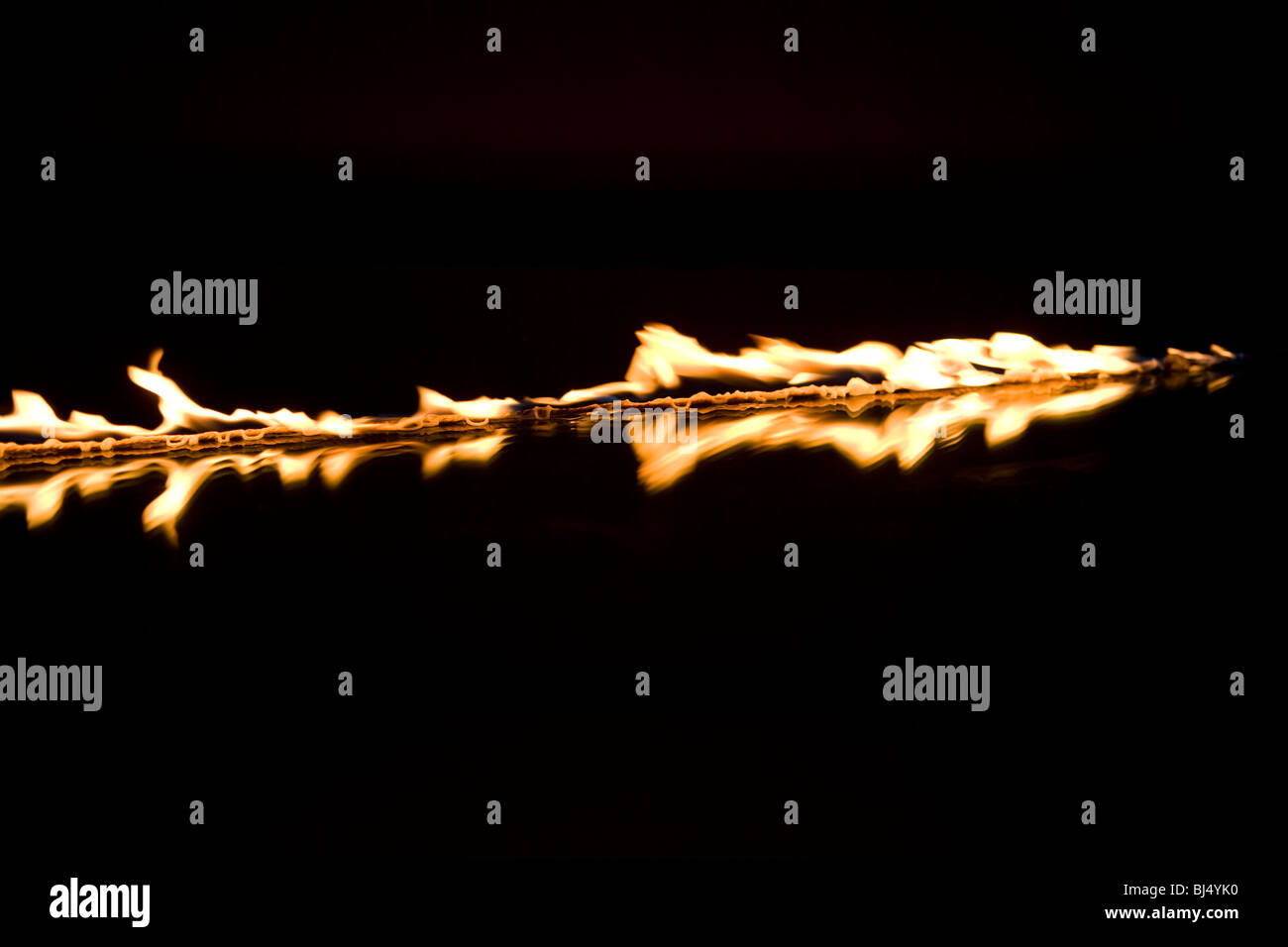 Trail of flame Stock Photo - Alamy