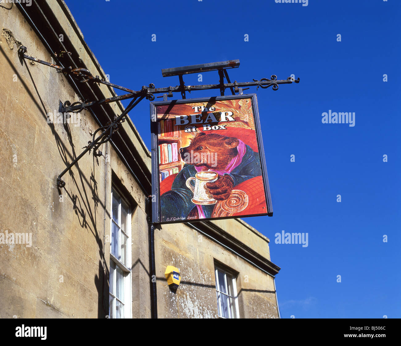 'The Bear at Box' Pub sign, Box, Wiltshire, England, United Kingdom ...